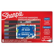 Sharpie Creative Markers, Water-Based Acrylic Markers, Brush Tip ...