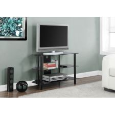 Tv Stand, 36 Inch, Console, Media Entertainment Center, Storage Shelves ...