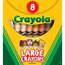 Crayola Large Multicultural Crayons | OfficeSupply.com