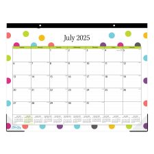 2025-2026 Blue Sky Monthly Desk Pad Planning Calendar, 22" x 17", TCH ...