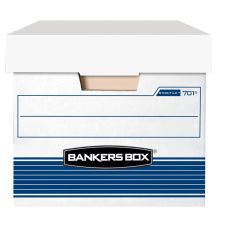 Bankers Box Stor/File Medium-Duty Storage Boxes, Letter Size, 24" x 12 ...