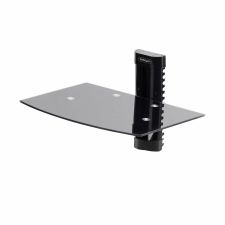 StarTech.com Floating Wall-Mounted AV Shelf, Adjustable Height Shelf ...