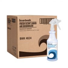 Boardwalk Fresh Scent RTU Liquid Air Deodorizer, 32 oz Spray Bottle, 12 ...