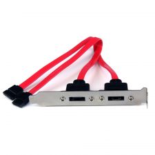 StarTech.com 2 Port SATA to eSATA Slot Plate Bracket - Serial ATA ...