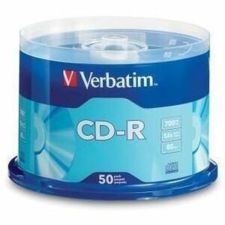 Verbatim CD-R Recordable Disc, 700 MB/80min, 52x, Spindle, Silver, 50 ...
