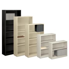 HON Brigade Steel Modular Shelving Bookcase, 2 Shelves, 29"H x 34-1/2"W ...