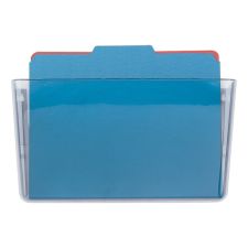 OIC Single Pocket Wall Files, Letter Size, Clear | OfficeSupply.com