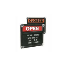 Double-Sided Open/Closed Message Board, 13 1/8" x 15 1/8 ...