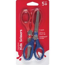 SchoolWorks Value Smart Scissors, 5", Blunt, Assorted Colors, Pack Of 2 ...