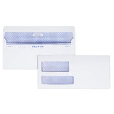 Quality Park #9 Reveal-N-Seal Business Security Double-Window Envelopes ...