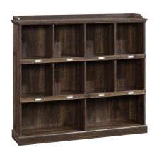 Sauder Barrister Lane 48"H 10-Cube Storage Bookcase, Iron Oak ...