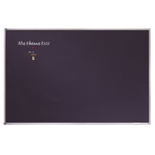 Quartet Education Magnetic Porcelain Chalkboard, 48" x 36", Black ...