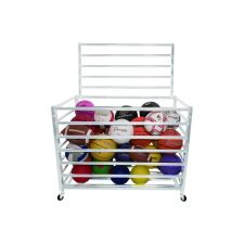 Champion Sports Economy Locking Ball Carrier, Metal, 264 lb Capacity ...