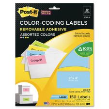 Post-it Super Sticky Color-Coding Label | OfficeSupply.com