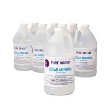 Pure Bright Clear Ammonia, 64 oz Bottle, 8/Carton | OfficeSupply.com