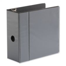 Universal Deluxe Easy-to-Open D-Ring View Binder, 3 Rings, 5" Capacity ...