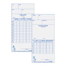 Acroprint Weekly/Bi-Weekly Time Cards For Acroprint ATR120 Electronic ...