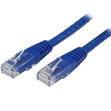 StarTech.com 1ft CAT6 Ethernet Cable - Blue Molded Gigabit CAT 6 Wire ...