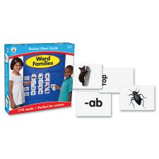 Word Families Pocket Chart Cards - CDP158152 | OfficeSupply.com