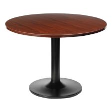 Lorell Essentials Round Table Top, 48"D, Mahogany | OfficeSupply.com