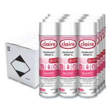 Claire Spray Q Disinfectant, Country Fresh Scent, 17 oz Aerosol Spray ...