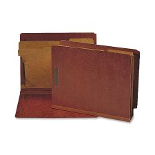 Nature Saver Red Classification Folders With 2 Dividers, Letter Size ...