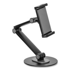 Kantek Tablet and Phone Stand, Desktop Stand, Black | OfficeSupply.com