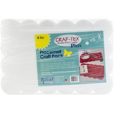 Bosal Craf-Tex Double-Sided Fusible Placemat Craft Pack | OfficeSupply.com
