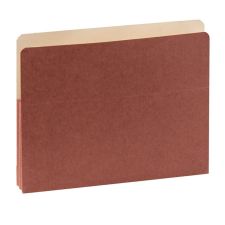 SJ Paper Red Wallet Expanding Pockets | OfficeSupply.com