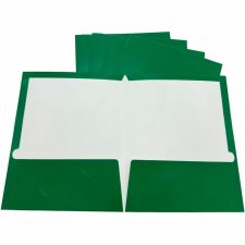 Business Source Letter Pocket Folder - 8 1/2" x 11" - 100 Sheets ...