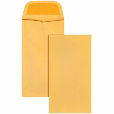 Quality Park Kraft Coin/Small Parts Envelope - Coin - #5 - 2 7/8" Width ...