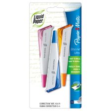 Paper Mate Liquid Paper DryLine Ultra Correction Tape, Pack Of 3 ...