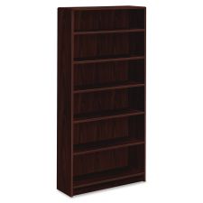 HON 1890 Series Mahogany Laminate Bookcase | OfficeSupply.com