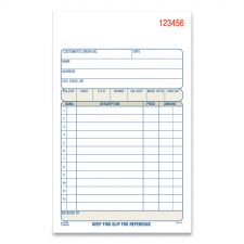 Adams Multipart Sales Order Pad, Three-Part Carbonless, 4.19 x 6.69, 50 ...