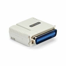 StarTech.com Ethernet to Parallel Network Print Server, 10/100Mbps LAN, WebUI Enabled ...