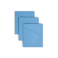 Smead Slash File Jackets Convenience Pack, 9 1/2" x 11 3/4", Blue, Pack ...