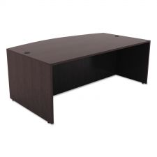 Alera Valencia Series Bow Front Desk Shell, 71" x 41.38" x 29.63 ...
