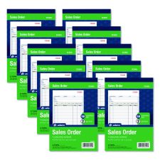 Adams Multipart Sales Order Pad, Two-Part Carbonless, 5.56 x 7.94, 50 ...