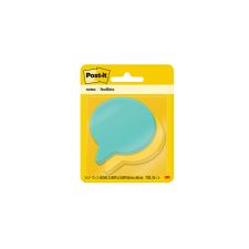 Post-it Notes, Super Sticky Die-Cut Thought Bubble Shape, 3" x 3 ...