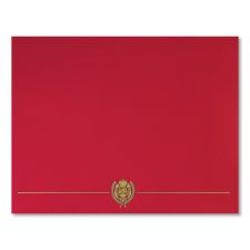 Great Papers! Classic Crest Certificate Covers, 9.38 x 12, Red, 5/Pack ...