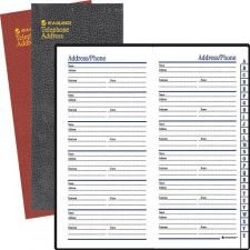 AT-A-GLANCE Telephone/Address Book, 3 1/8" x 6", Assorted Colors (No ...