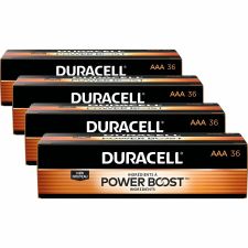 Duracell Coppertop Alkaline AAA Battery 36/Pack, 4 packs / Carton ...