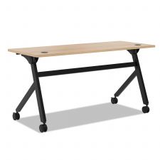 HON Multipurpose Table Flip Base Table, 60w x 24d x 29 3/8h, Wheat ...