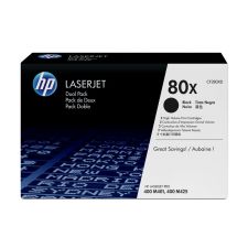 HP 80X Black High Yield Toner Cartridges, Pack Of 2, CF280XD ...