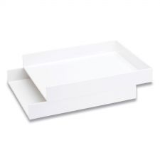 Poppin Stackable Letter Trays, 1 Section, Letter Size Files, 9.75 x 12. ...