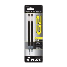 Pilot G2 Gel Refill, Fine Point, 0.7mm, Black Ink, Pack of 2 Refills ...