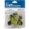 Chenille Bees W/Wire 1" 5/Pkg - NOTM225134 | OfficeSupply.com