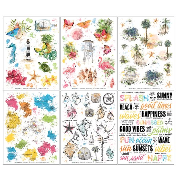 49 And Market Rub-Ons 6"X8" 6/Sheets | OfficeSupply.com