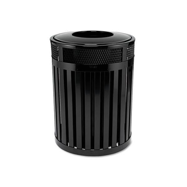 Rubbermaid Commercial Avenue Large Open Top Waste Receptacle, Round ...
