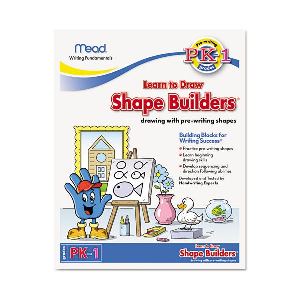 Mead Learn To Draw Shape Builders Tablet | OfficeSupply.com